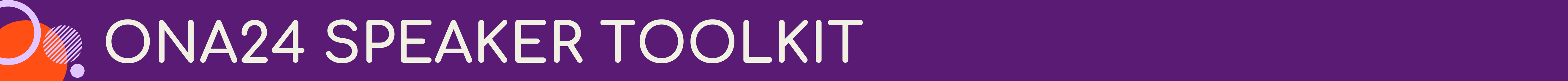 ONA24 Speaker Toolkit — ONA24